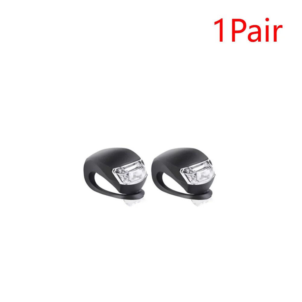 Светодиодный набор велофонарей alloet, 2-8 шт, красный 2pcs