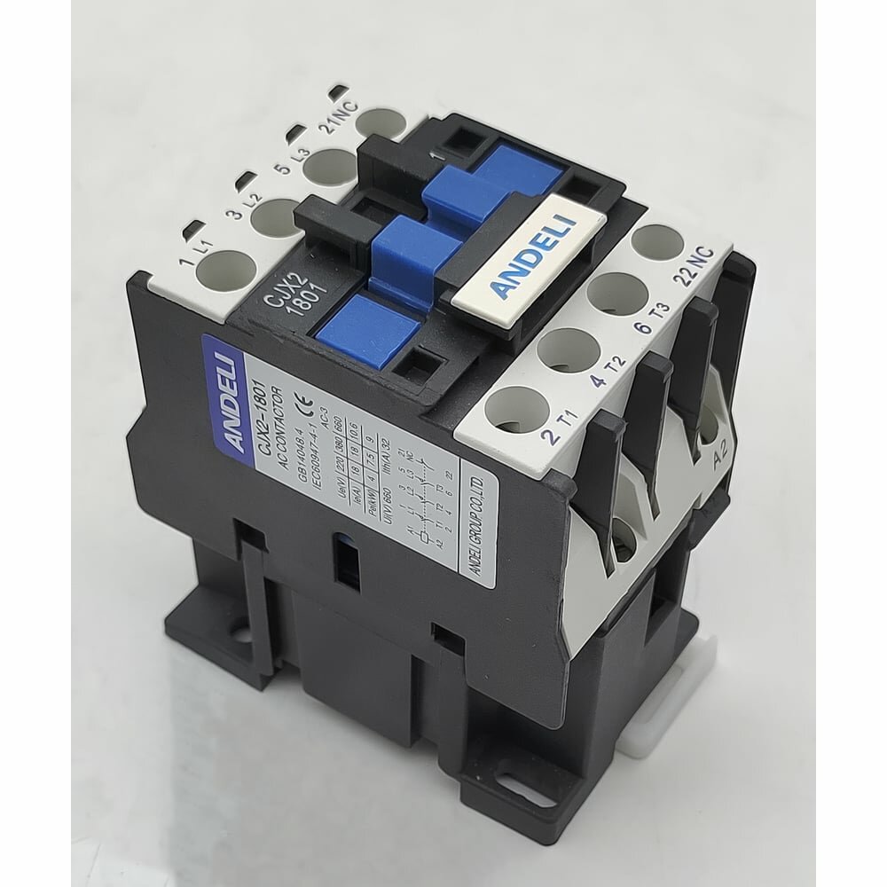 Контактор ANDELI CJX2-d1801 18A 220В/AC3 1нз 50Гц ADL08-005