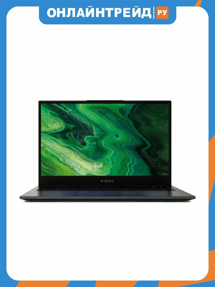 Ноутбук Digma Pro Fortis M i5-1235U(1.3ГГц), 16Гб DDR4, SSD 512Гб, Iris Xe Graphics, 15.6" FHD IPS 60Hz 250nits, Win11Pro, Grey (DN15P5-ADXW05)