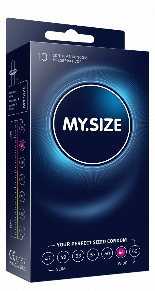My.Size Презервативы MY.SIZE размер 53 - 10 шт. My. Size MY. SIZE прозрачный