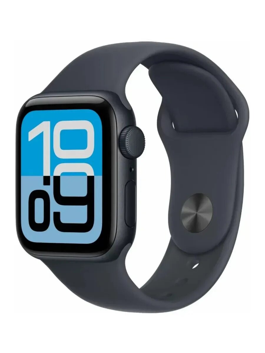Смарт часы Apple Watch SE 3, 40 mm, Midnight Черные, M/L, OLED