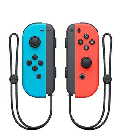 Беспроводной Bluetooth-контроллер с вибрацией для Nintendo Switch 2-го поколения, сине-красная тема, без ремешка