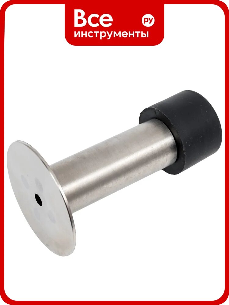 Ограничитель дверной Vantage DS12 INOX, сталь, напольный/настенный, нержавеющая сталь