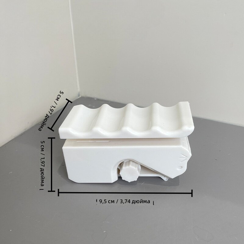 3D-печатный ручной резчик картонных полос для изготовления когтеточек, белый, 1 шт.