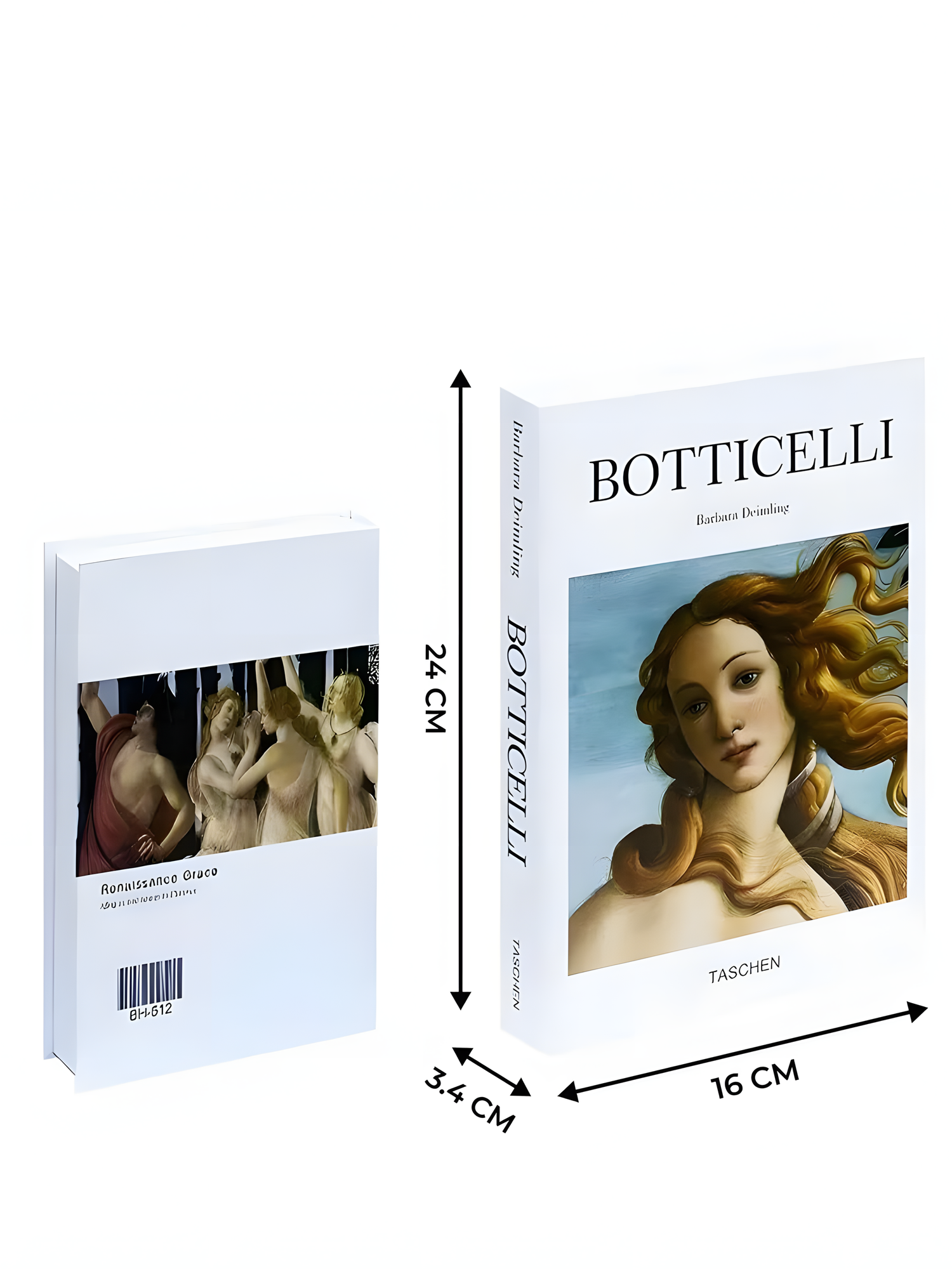 Муляж книги интерьерный картонный для декора и фотосессий Botticelli