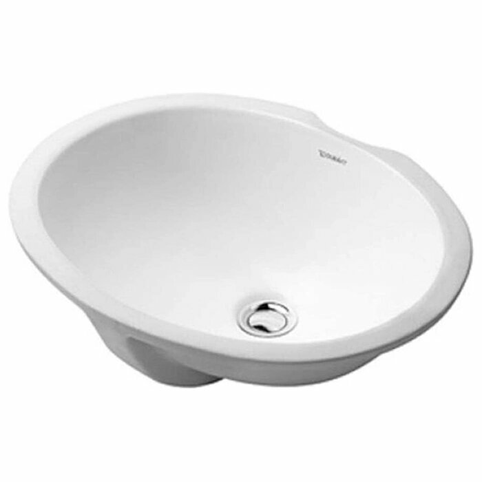 Раковина Duravit 1930 0481570000 встраивания снизу, с переливом, цвет белый