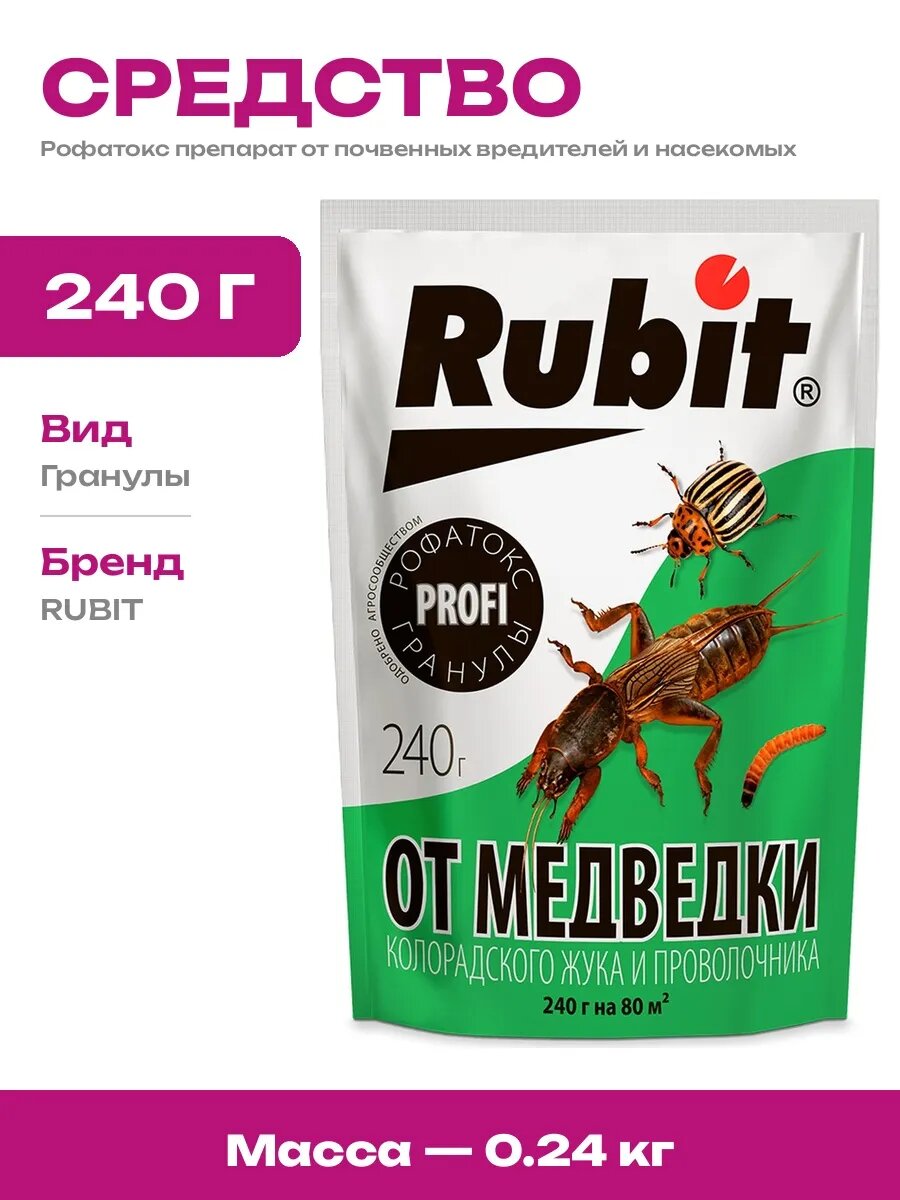 Инсектицид имидаклоприд в гранулах от почвенных вредителей
