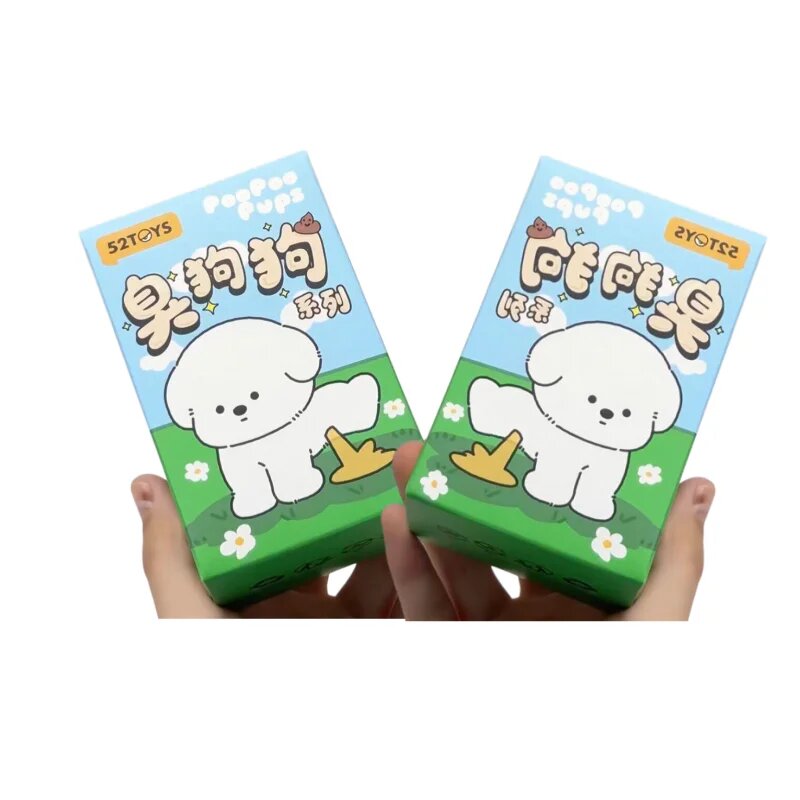 Коллекционные фигурки Pet Poopo Pups 52TOYS Белый, Random 2 pcs