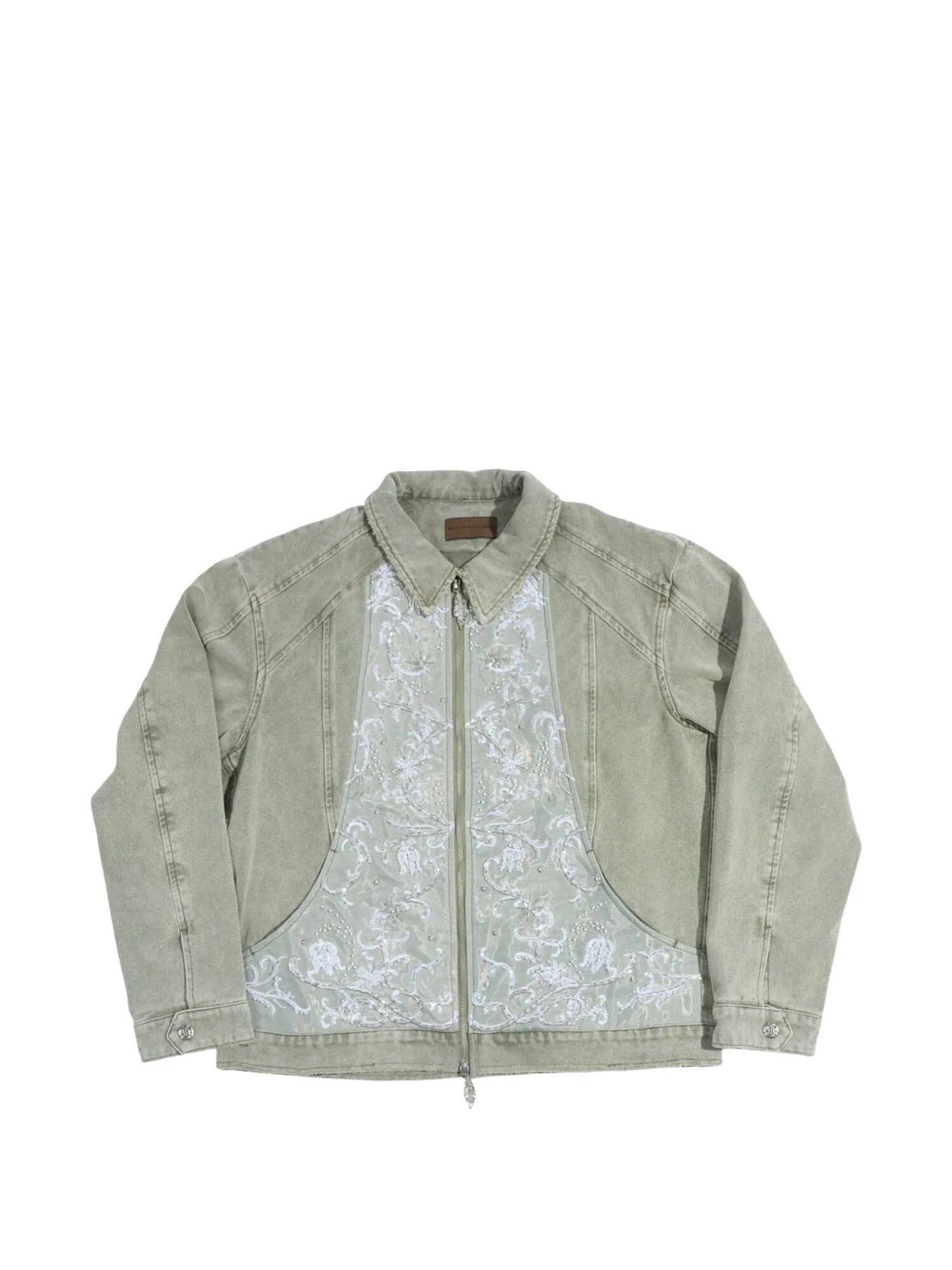 Куртка Beaded-embroidery workwear jacket