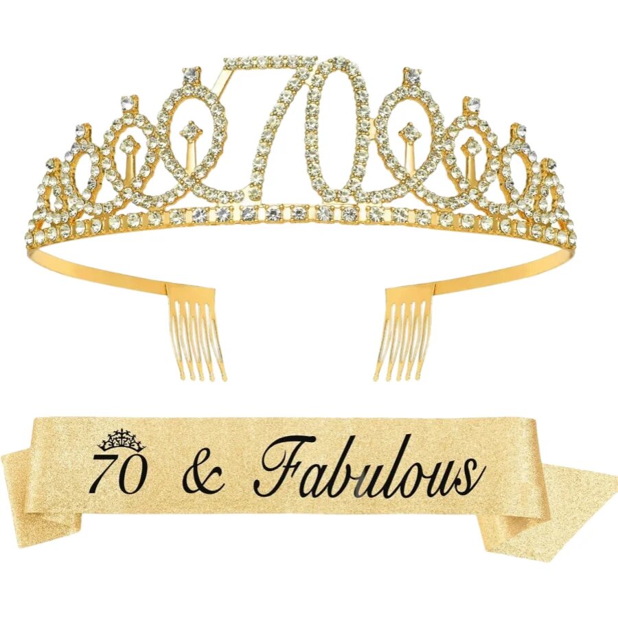 Корона 70 лет и Fabulous, золотая лента