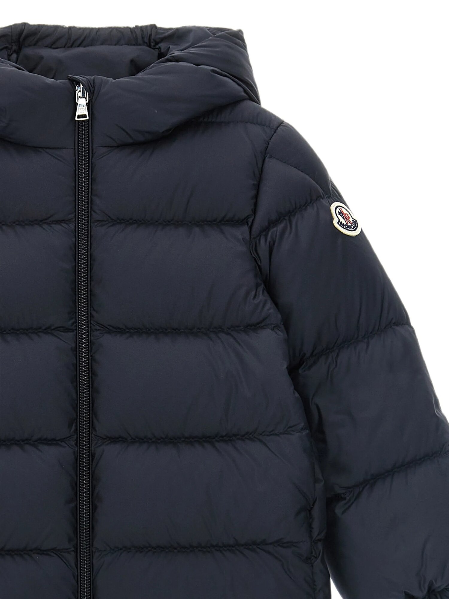 Куртка Moncler Sharon boudin-quilted down jacket, размер 3 года, Синий принт — фото 1