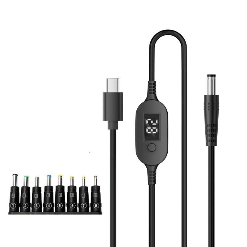 Высокомощный кабель 140W Type C – DC5525, K695 8