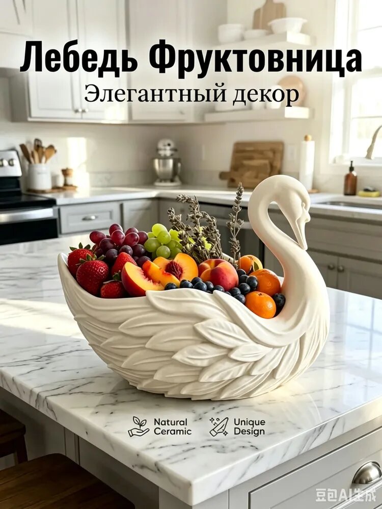 Фруктовница, диаметр 20 см, 1 шт