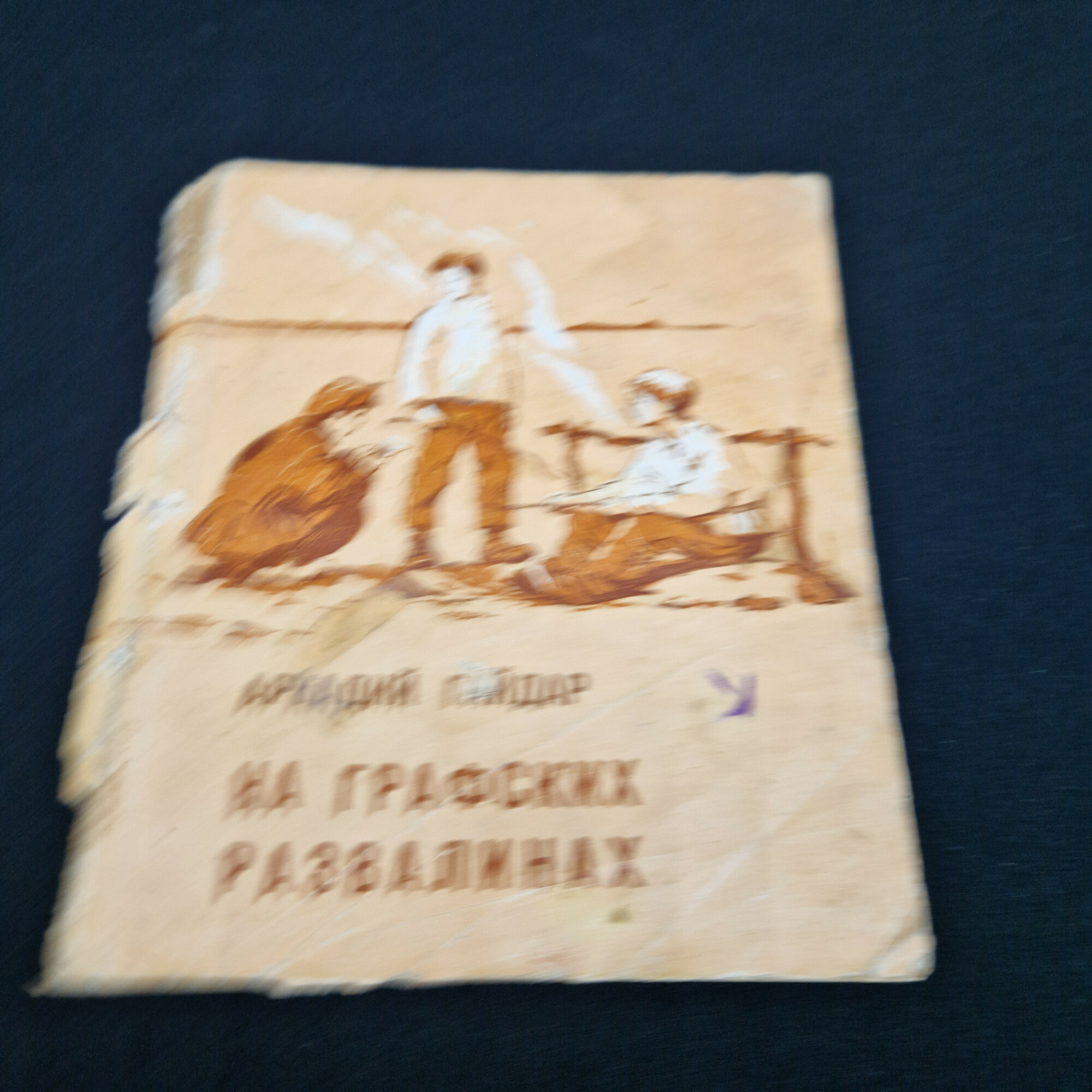 На травяных развалинах. Книга СССР, детская литература