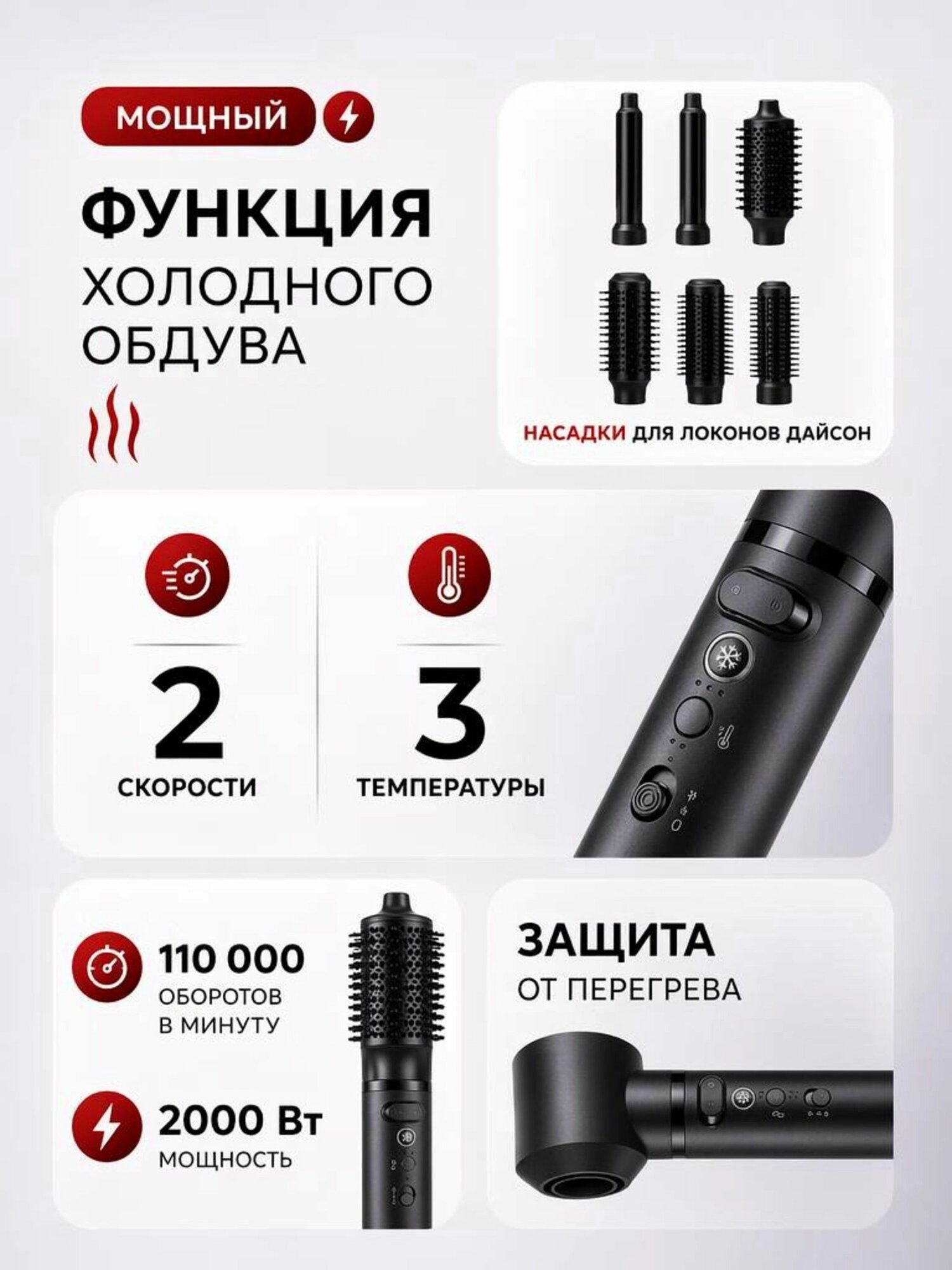 Фен Cronier professional CR - 6944 — фото 1