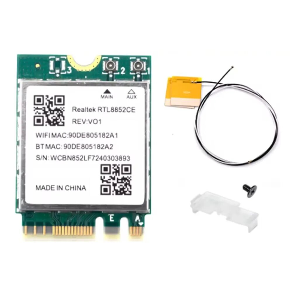Wi -Fi 6e RTL8852CE M.2 Сетевая Карта 5400 Мбит/С 802.11AX Беспроводной Адаптер 2.4/5/6 ГГц.