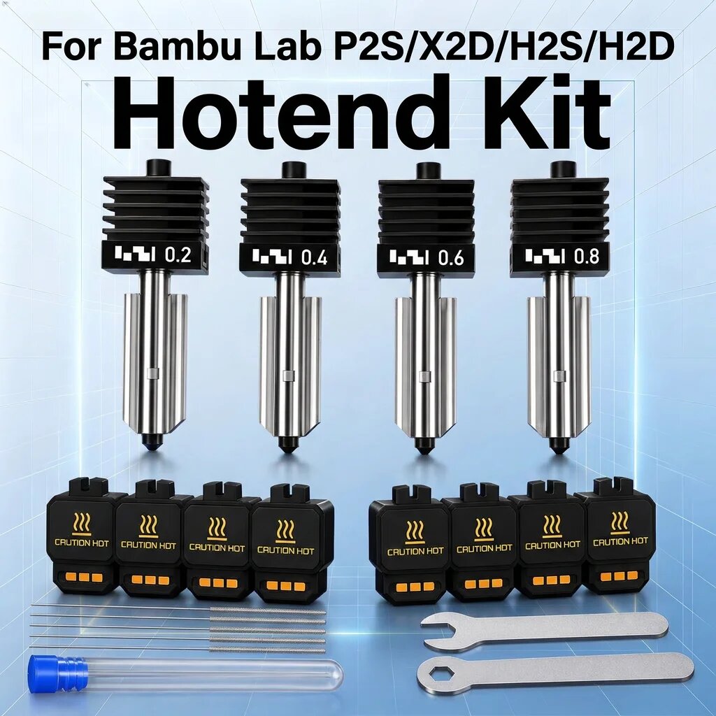 Хотэнд Bambu Lab P2S/X2D 0.6mm Kit — фото 1