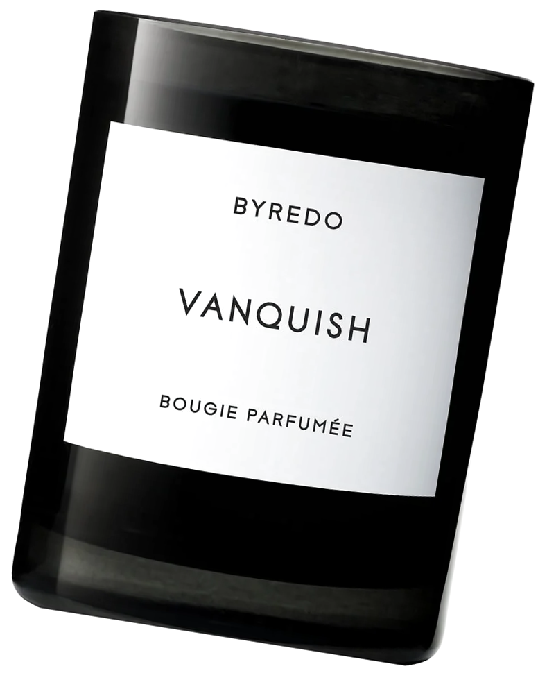 Женская ароматная свеча Byredo Vanquish 240 гр - Байредо Ванквиш