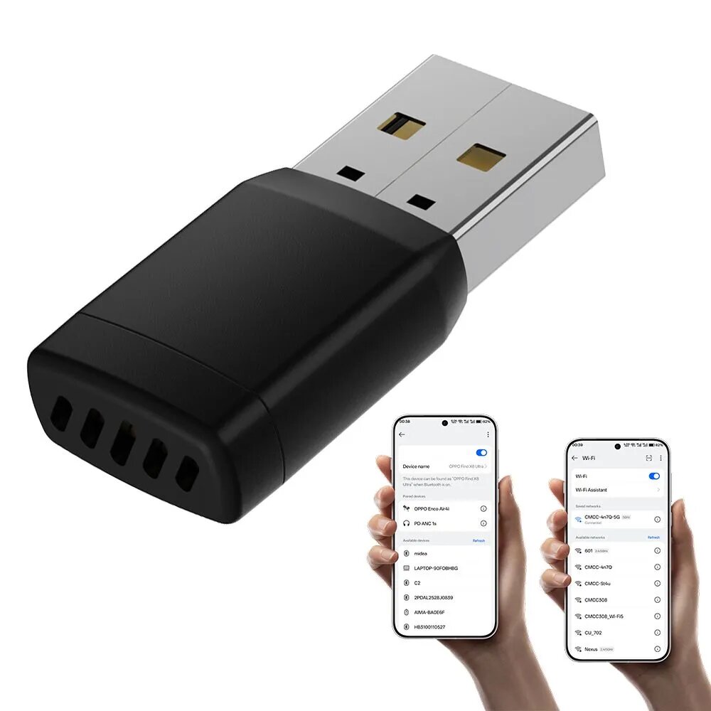 USB-адаптер Smart Mini для CarPlay и Android Auto, проводное подключение, Plug and Play, совместим с OEM