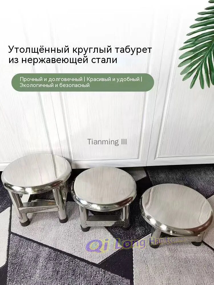 Табурет металлический из нержавеющей стали, цвет хаки, в собранном виде, 1 шт — фото 1