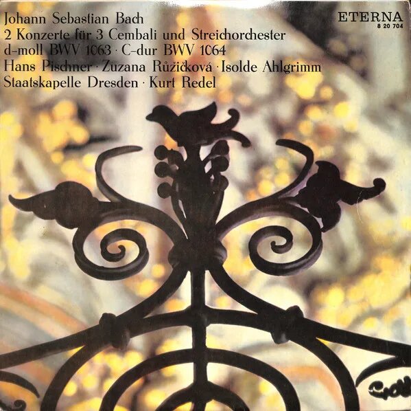 2 Konzerte Für 3 Cembali Und Streichorchester D-Moll BWV 1063 / C-Dur BWV 1064