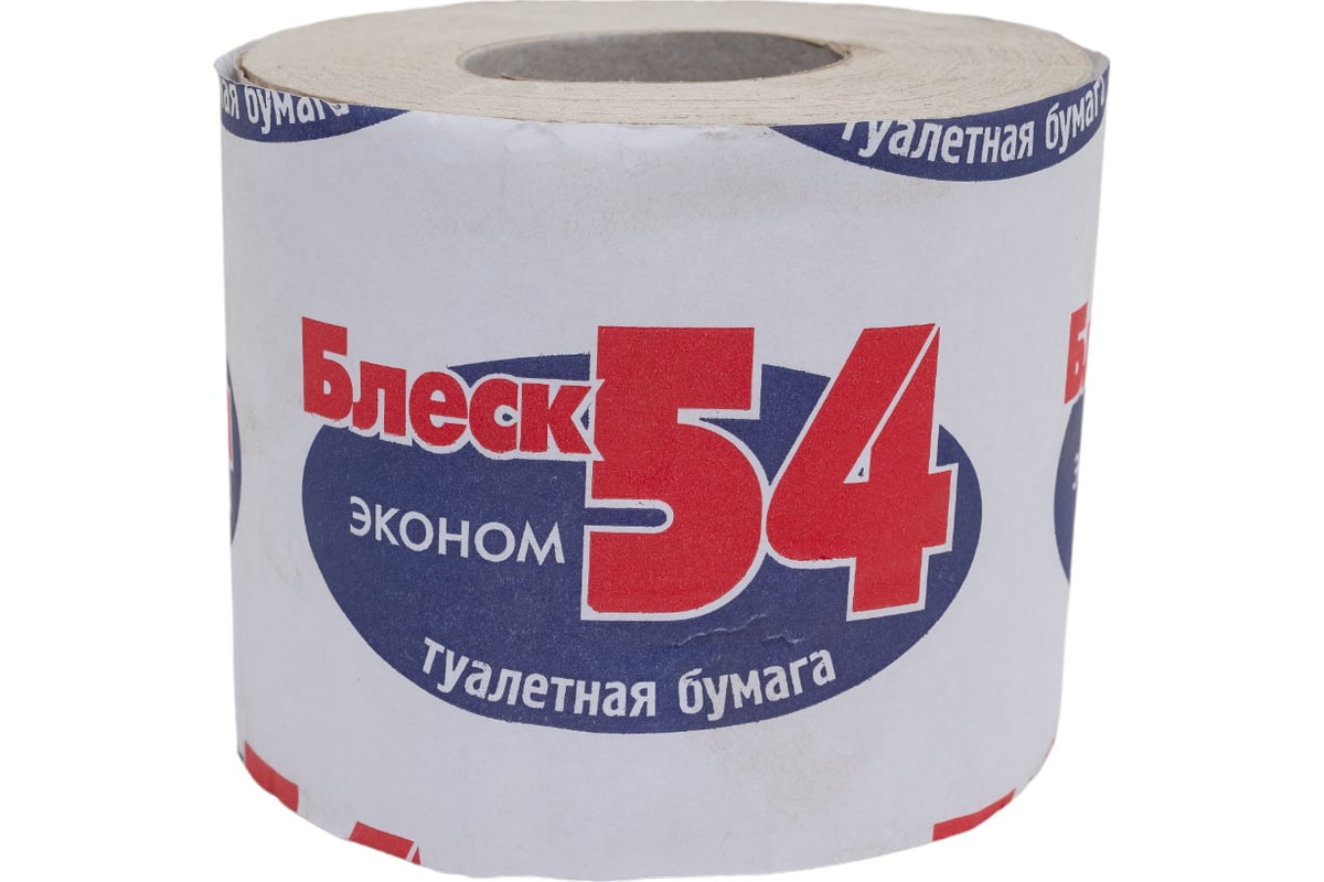 Туалетная бумага 1 шт, 36 м, 1 слой, облагороженная макулатура, серый