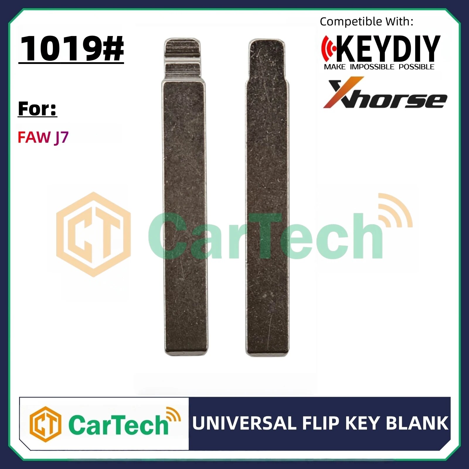 14-L # Левый паз, неразрезанный флип-пустой ключ для KEYDIY KD XHORSE VVDI, универсальный пульт дистанционного управления, подходящий для автомобиля Mazda Isuzu Jinbei Haima