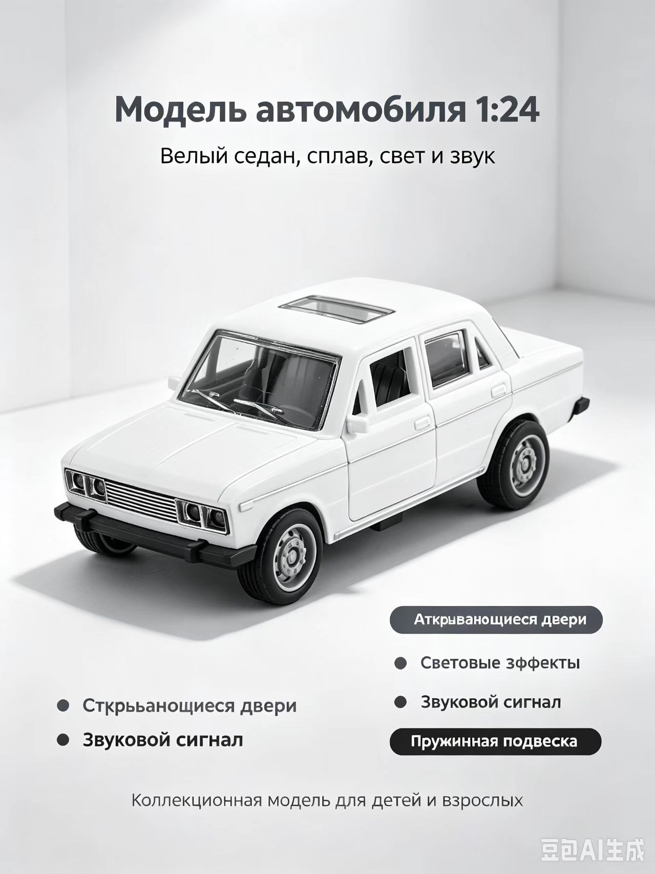 Машинки для мальчиков ВАЗ-2101 12 см, Технопарк