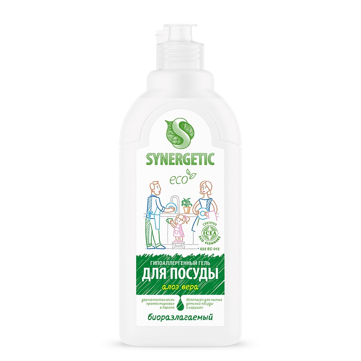 Средство для посуды Synergetic Алоэ 500 мл