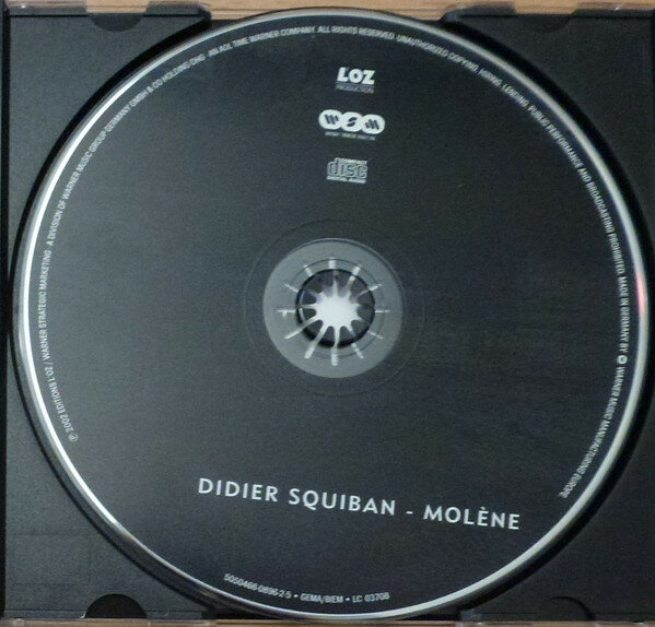 Компакт-диск DIDIER SQUIBAN - MOLENE(1997) (0 CD) — фото 1