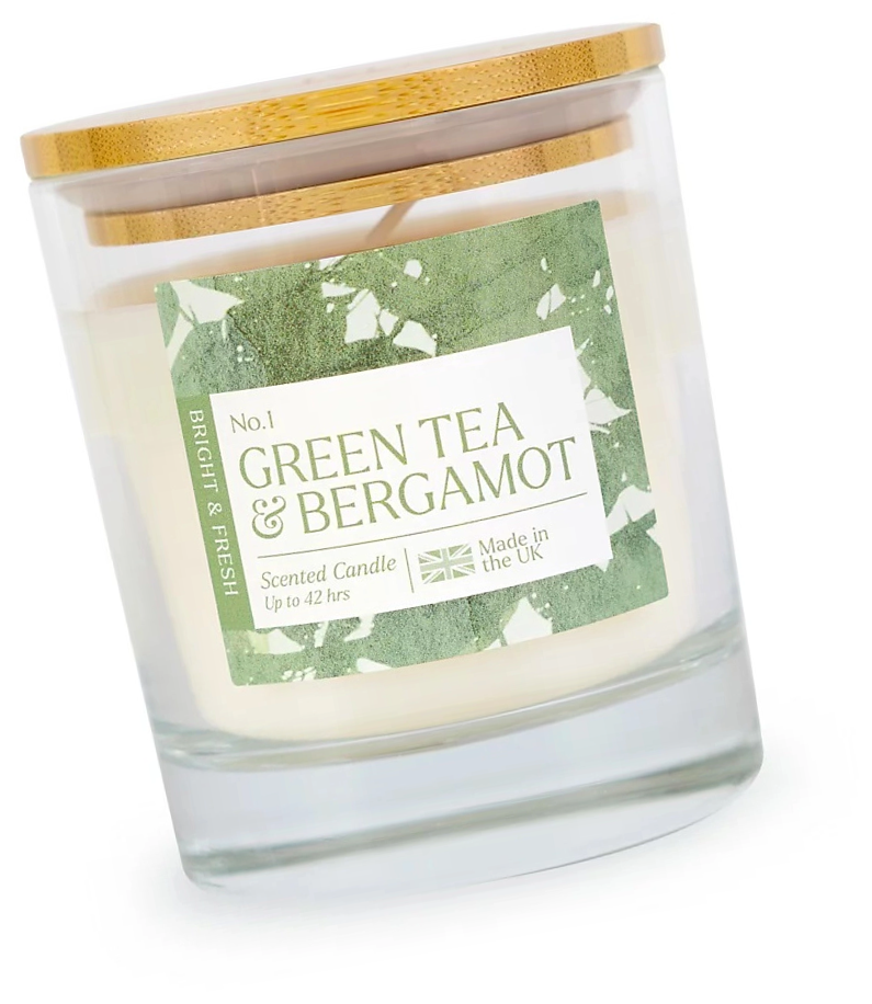 Ароматическая свеча для помещений Wax Lyrical Green Tea and Bergamot 168 гр - Чай и Бергамот