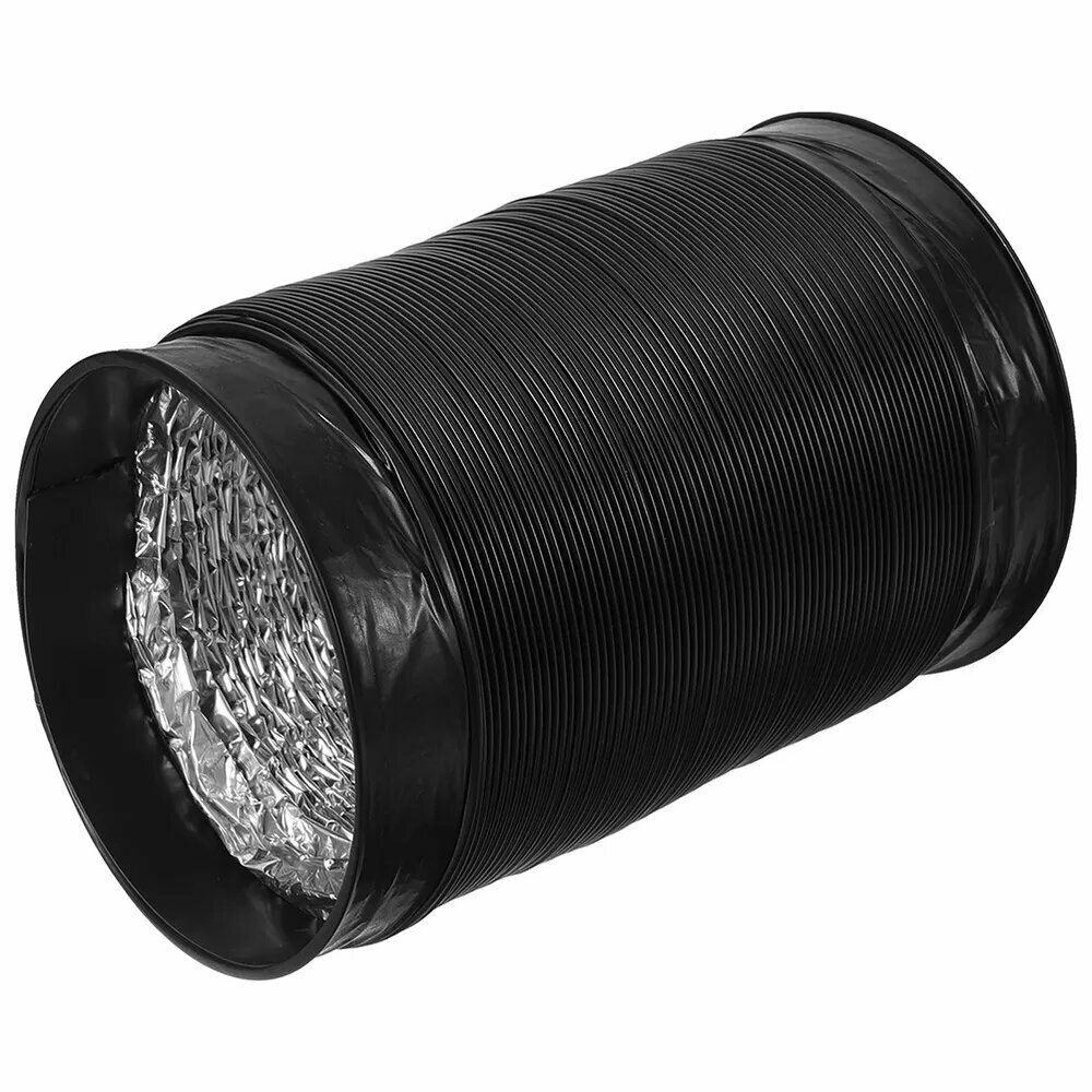 Воздуховод Из Алюминиевой Фольги, Черный, 400.0См, 1 Упаковка, гибкий