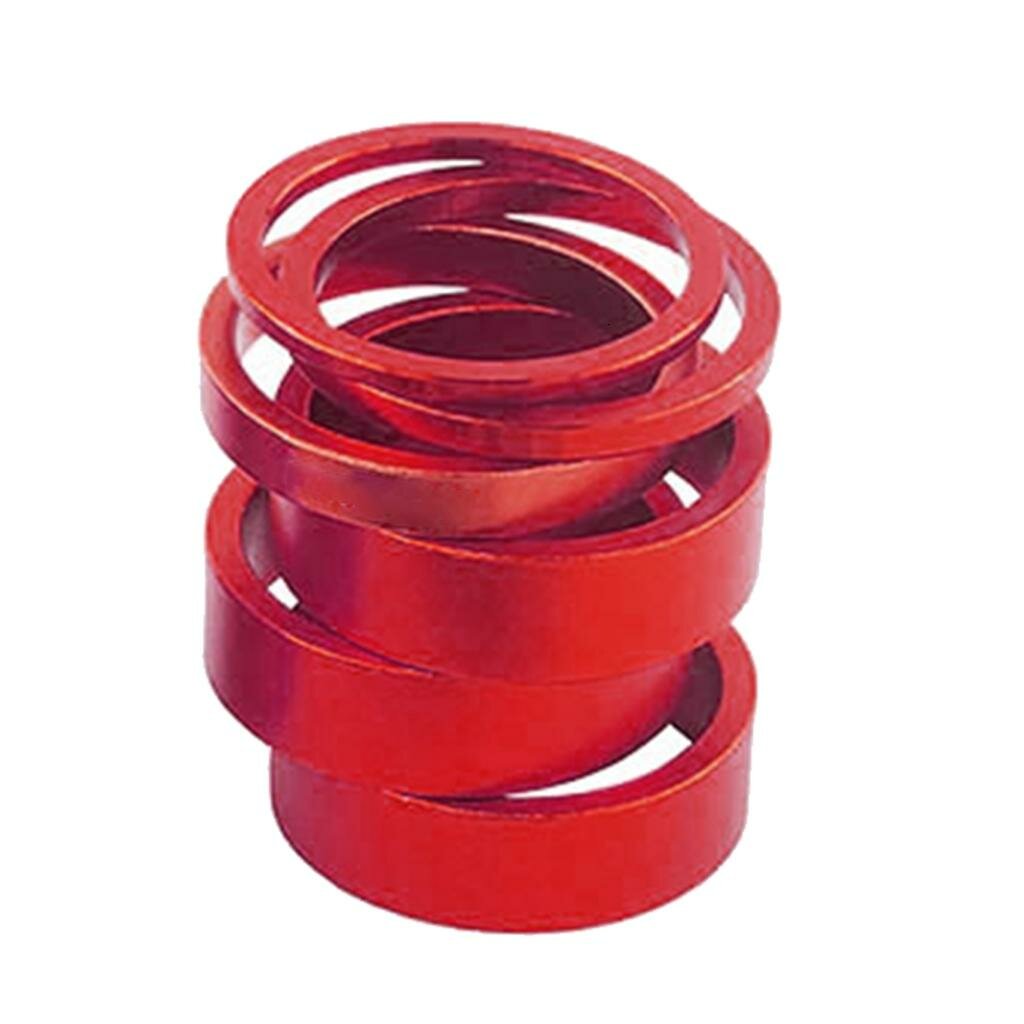 Алюминиевые проставочные кольца для рулевой колонки, красный