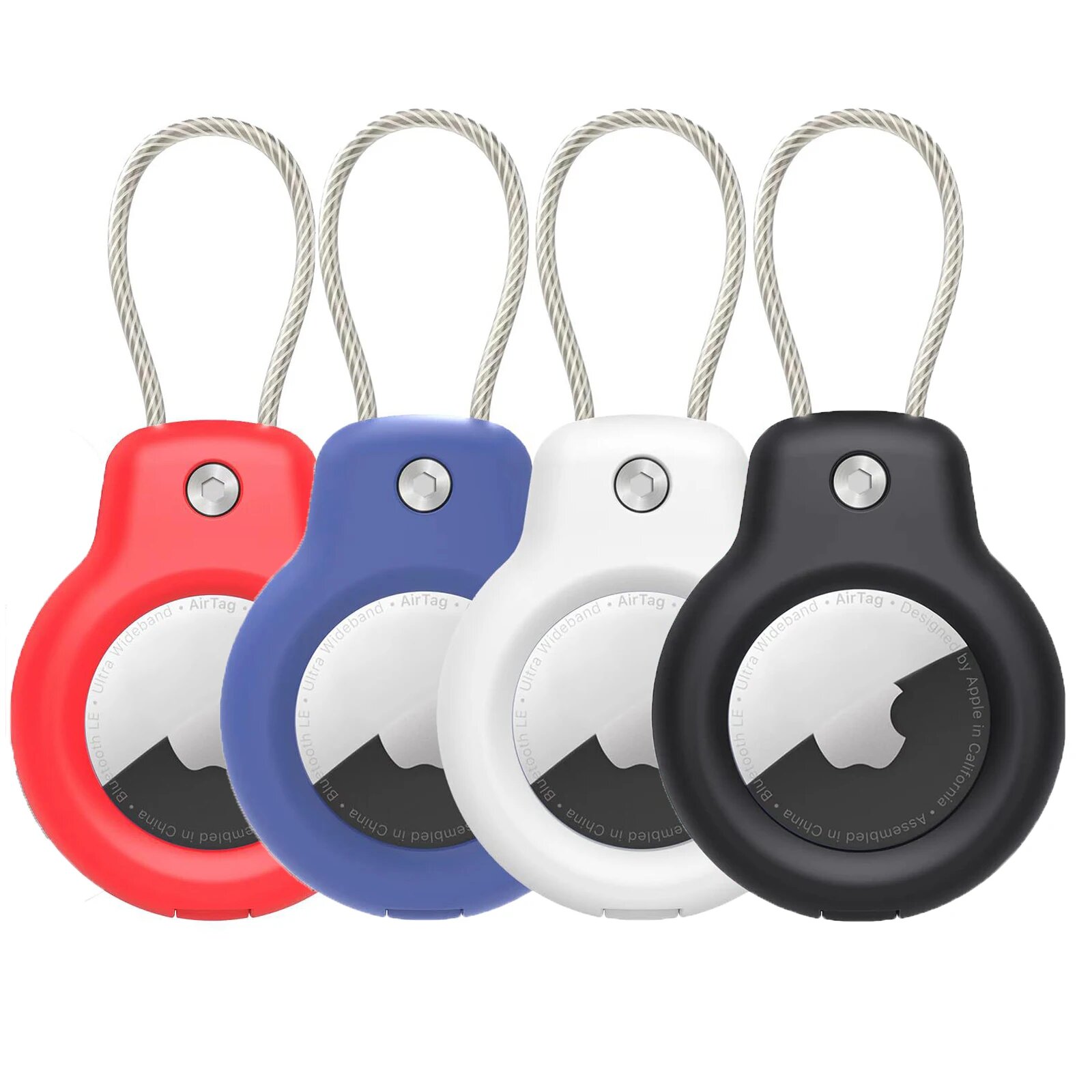 Чехол для Apple AirTag, 4 шт, набор разных цветов