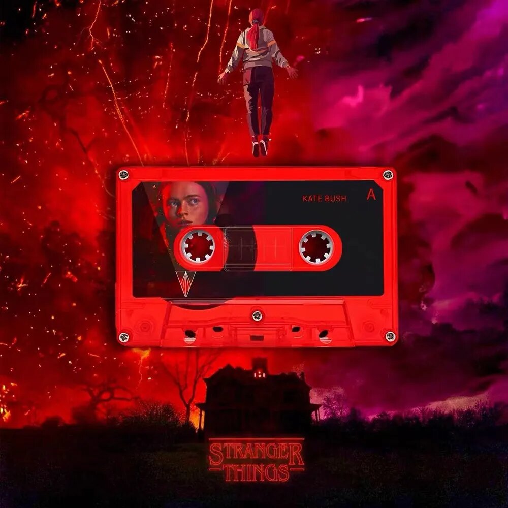 Аудиокассета Stranger Things x Kate Bush Hounds of Love, 60 мин, коллекционный комплект — фото 1