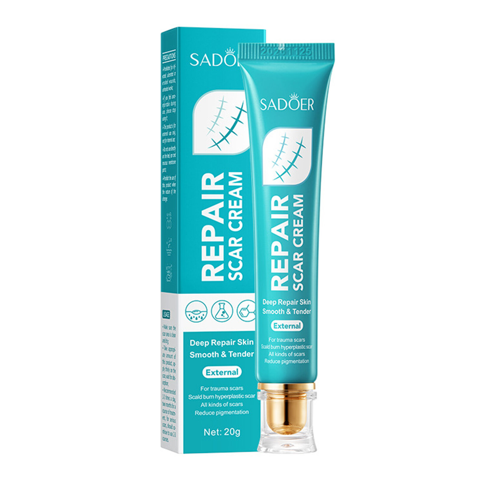 Крем для восстановления после ожогов и шрамов, увлажняющий и смягчающий кожу, универсальный для мужчин и женщин, мазь для ухода за ранами, 30 г