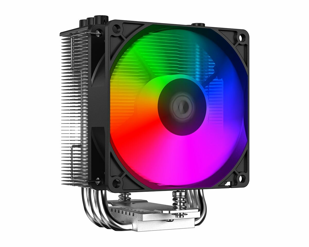 Кулер для процессора ID-COOLING SE-903-XT FRGB LGA1700/1200/115X/AM5/AM4 (TDP 130W, PWM, 3 тепл. трубки прямого контакта, FAN 92mm, Dynamic Multi-Color LED)