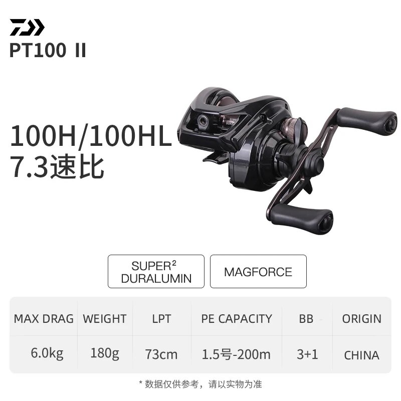 DAIWA PR100 II Baitcast катушка для морской рыбалки Left Hand, PR II 100H OR 100HL