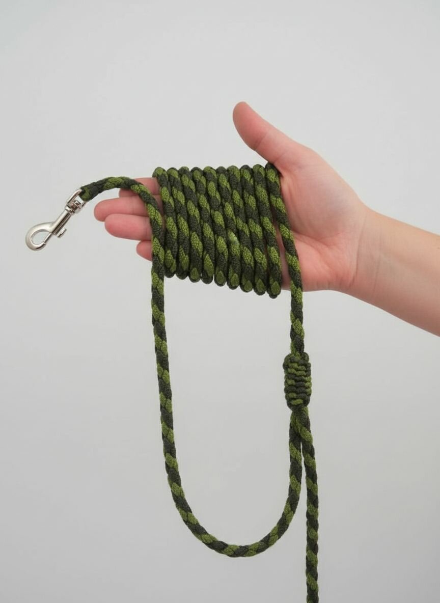 Плетёный поводок для щенков и маленьких собак, 2м Bright Pet