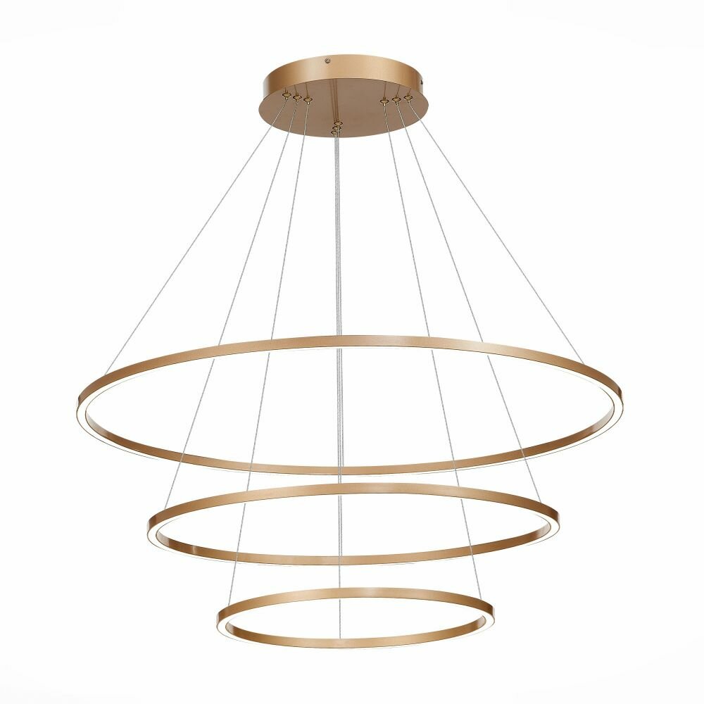 ST605.203.114 ST-Luce Cветильник подвесной SMART ST-Luce Золотистый/Белый LED 1*114W 2800-6500K.