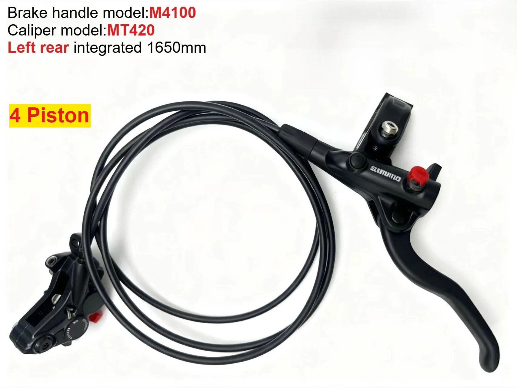 Тормозные суппорты Shimano Deore MT410 MT420 2/4 поршня Only LR M4100 MT420