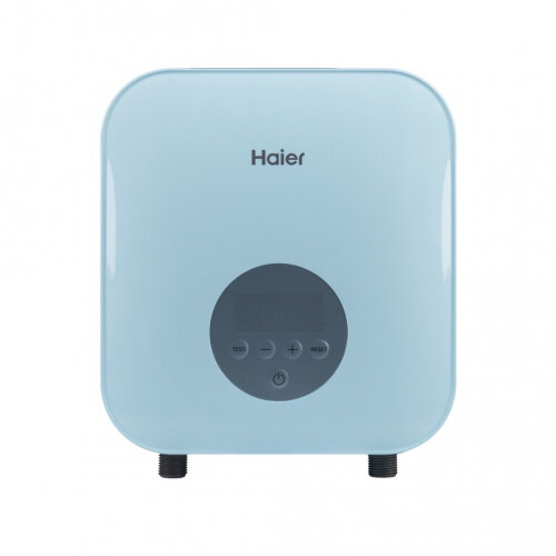 Водонагреватель Haier электрический, , проточный, FLEXI-EI6, с электронным управлением и сухим ТЭНом, цвет-голубой
