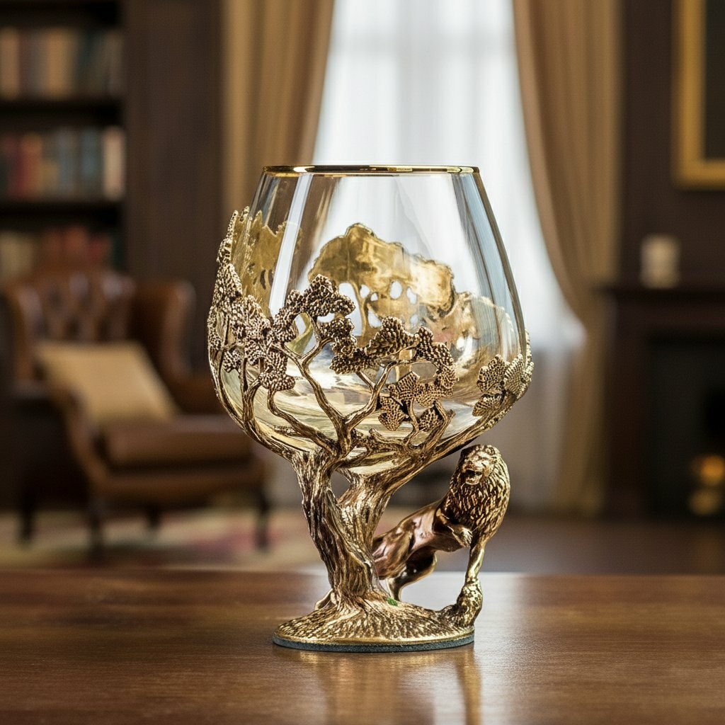 Бокал для коньяка Африканский лев