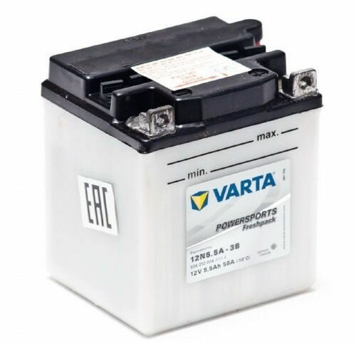 Мото аккумулятор VARTA Powersports FP 506 012 004 A514 (12N5.5A-3B) 12V 5.5 Ah 58 A 103х90х114