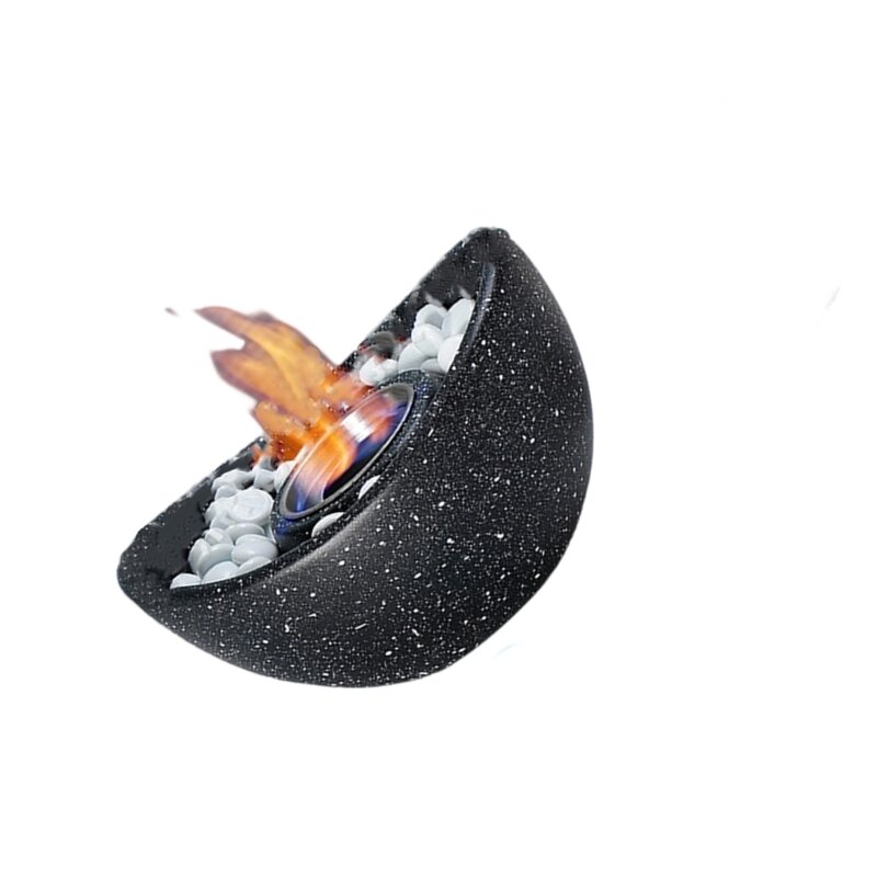 Небольшие Настольные Этанольные Камины Беспламенных Цементных Конструкций, Легко Переносимые Цементно-Этанольные Кострища для Домашнего Офисного Настроения