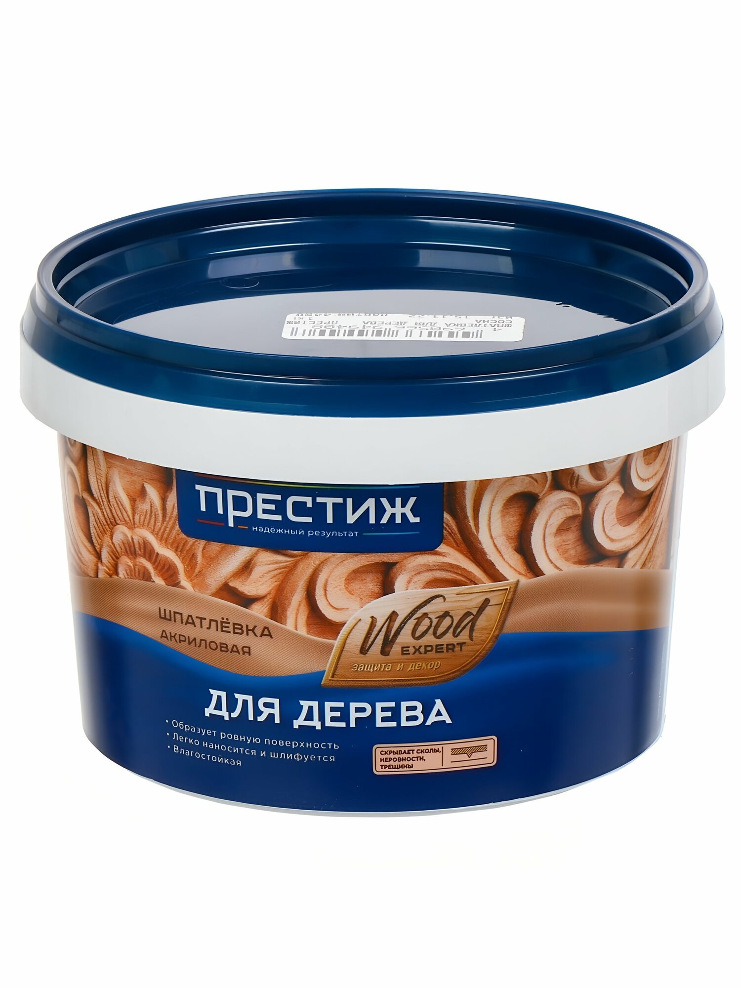 Престиж, шпатлевка по дереву, акриловая, финишная, сосна, 1 кг