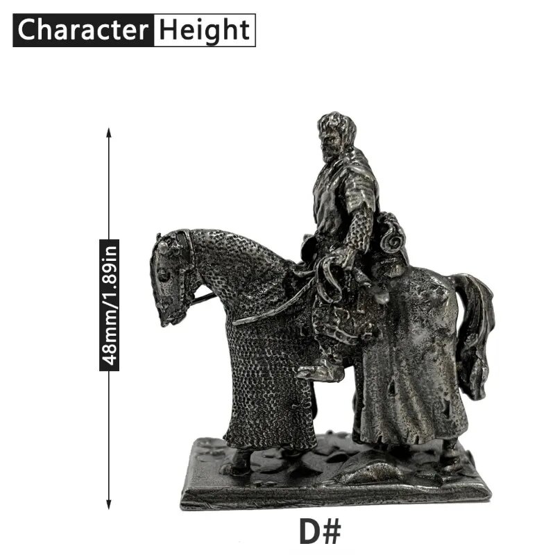 Металлическая Фигурка Средневековых Рыцарей, Армейская Жестяная Игрушка, Солдат, Настольная Игра, Декоративное Украшение Для .