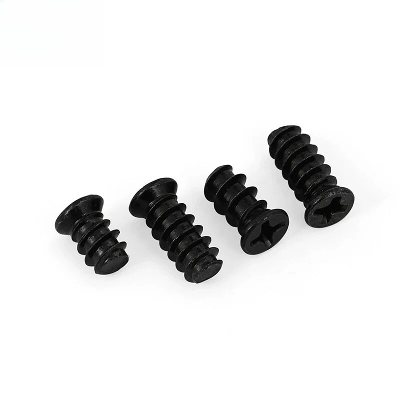 Винт для корпуса вентилятора M5 черный/никель 8-16 мм Черный, M5x14mm-20pcs, Black carbon steel
