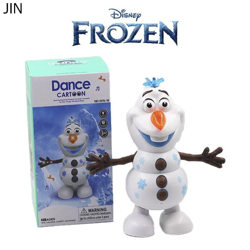 FROZEN Olaf Танцевальная кукла Олафа, поющая электрическая игрушка
