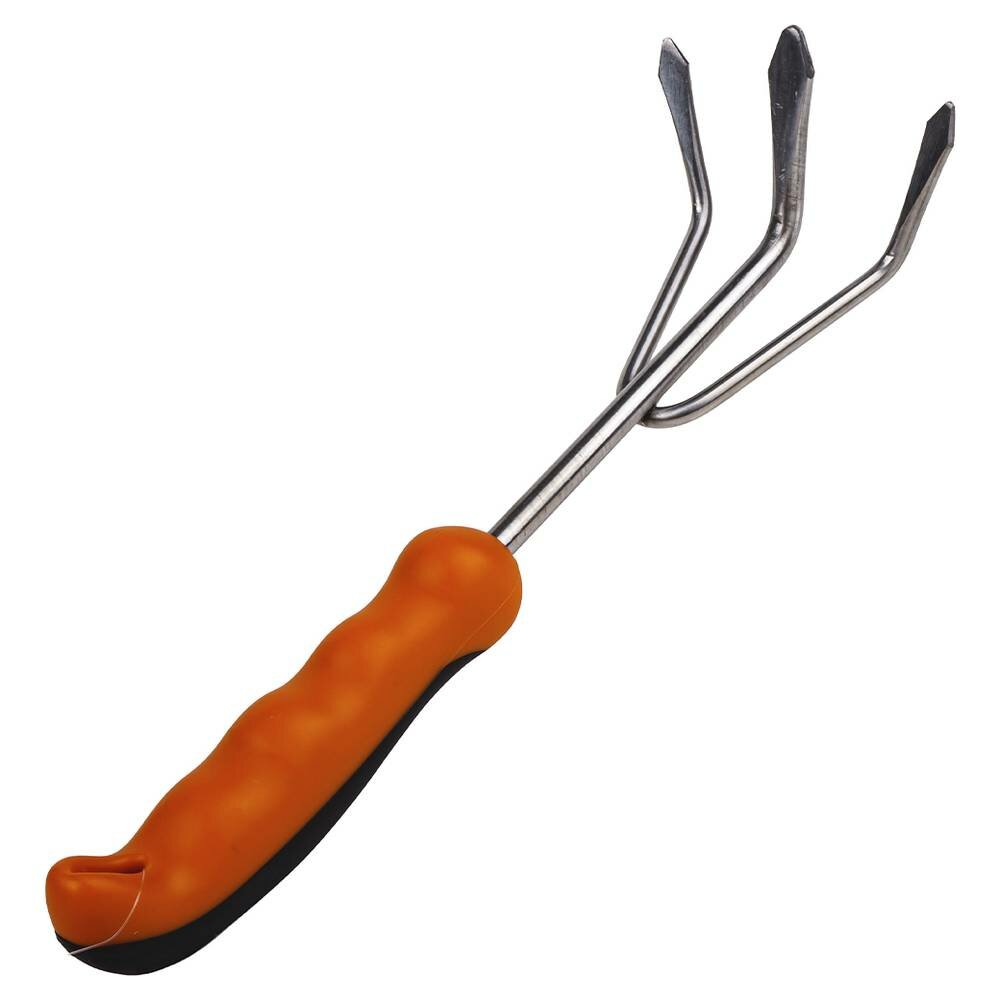 Рыхлитель-тяпка Квалитет нержавеющая сталь 3 зуба 105мм Р-3-105